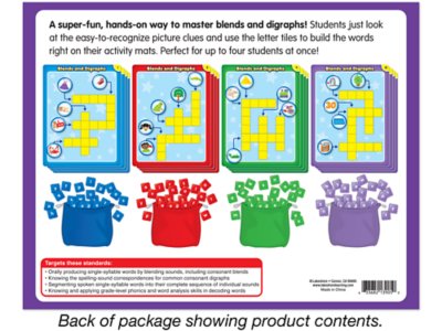 Blends & Digraphs Crossword Puzzles Activity Center at Lakeshore Learning