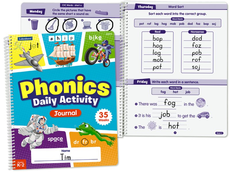 Phonics Daily Activity Journal at Lakeshore Learning
