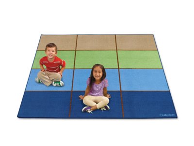 Calming Colors® A Place for Everyone Carpet for 12 Kids - 6' x 8' at ...