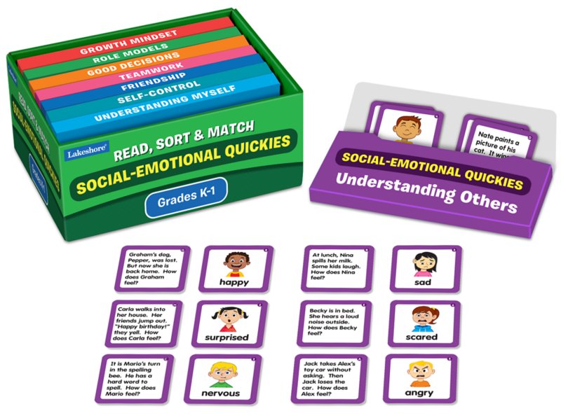 Match & Sort Social-Emotional Quickies - K-Gr. 1 at Lakeshore Learning
