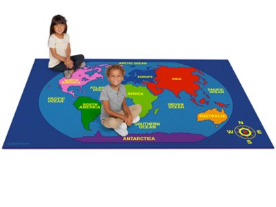 Our World Classroom Carpet - 6' x 9' at Lakeshore Learning