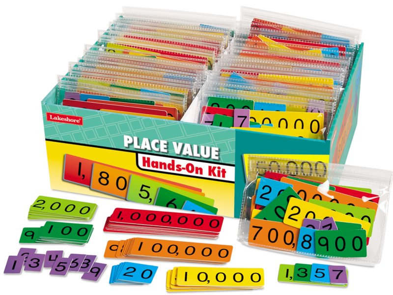 Place Value Hands-On Teaching Kit at Lakeshore Learning