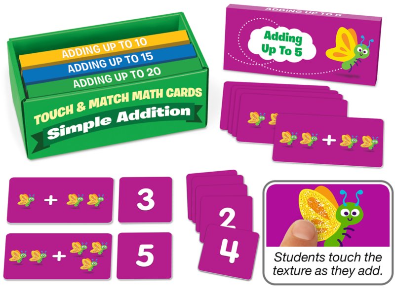 Touch & Match Simple Addition Cards at Lakeshore Learning
