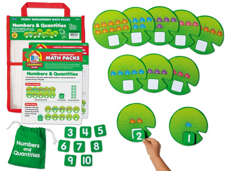 Numbers & Quantities Family Engagement Pack at Lakeshore Learning