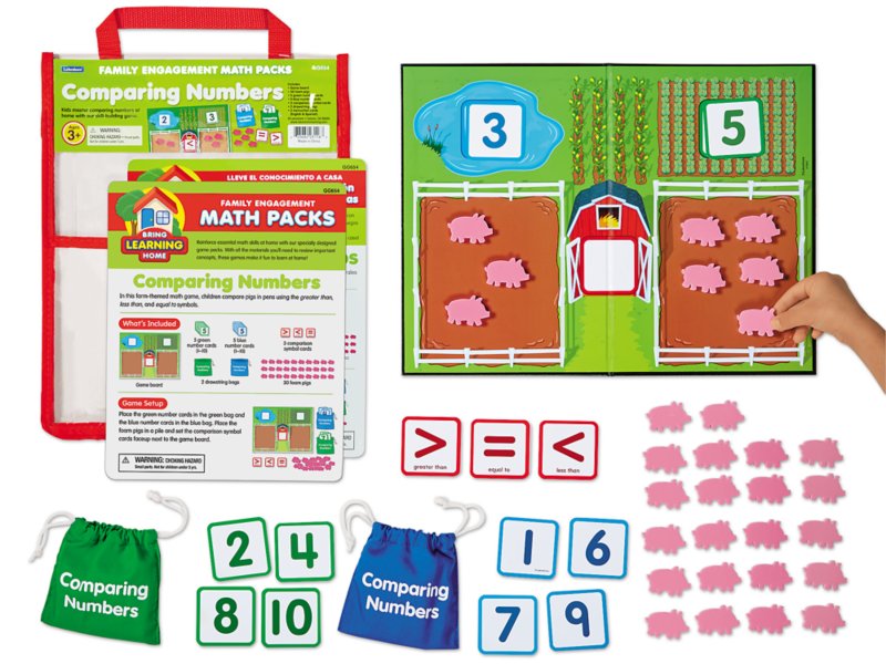 Comparing Numbers Family Engagement Pack at Lakeshore Learning