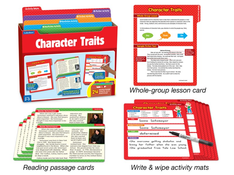 Character Traits Finding Evidence Kit - Gr. 2-3 at Lakeshore Learning