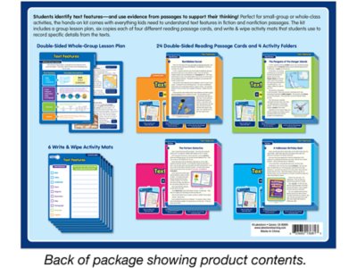 Text Features Finding Evidence Kit - Gr. 2-3 at Lakeshore Learning