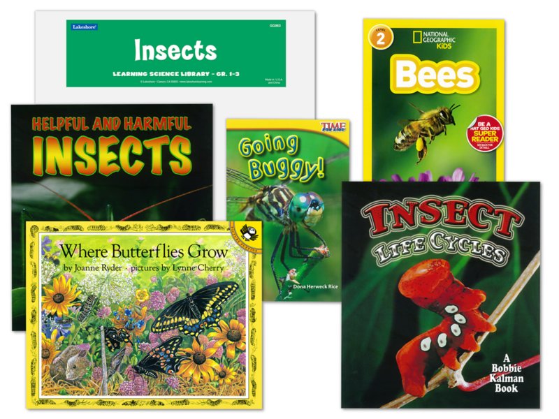 Insects Book Library - Gr. 1-3 at Lakeshore Learning