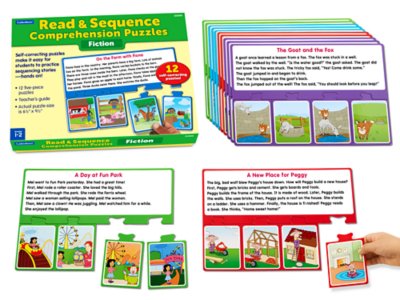 Fiction Read & Sequence Comprehension Puzzles at Lakeshore Learning