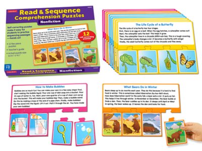 Nonfiction Read & Sequence Comprehension Puzzles at Lakeshore Learning