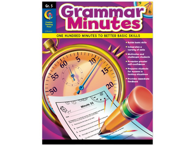 Grammar Minutes Workbook - Gr. 5 at Lakeshore Learning