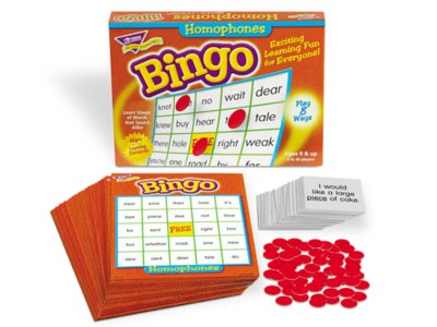 Homophones Bingo at Lakeshore Learning