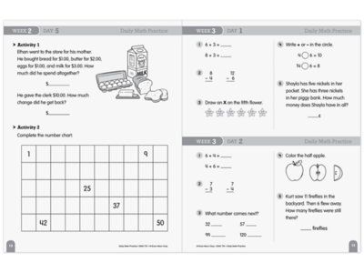 Daily Math Practice Workbook - Gr. 2 at Lakeshore Learning