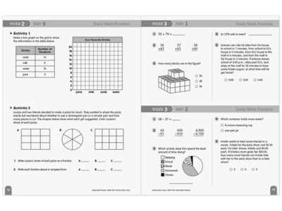 Daily Math Practice Workbook - Gr. 4 at Lakeshore Learning