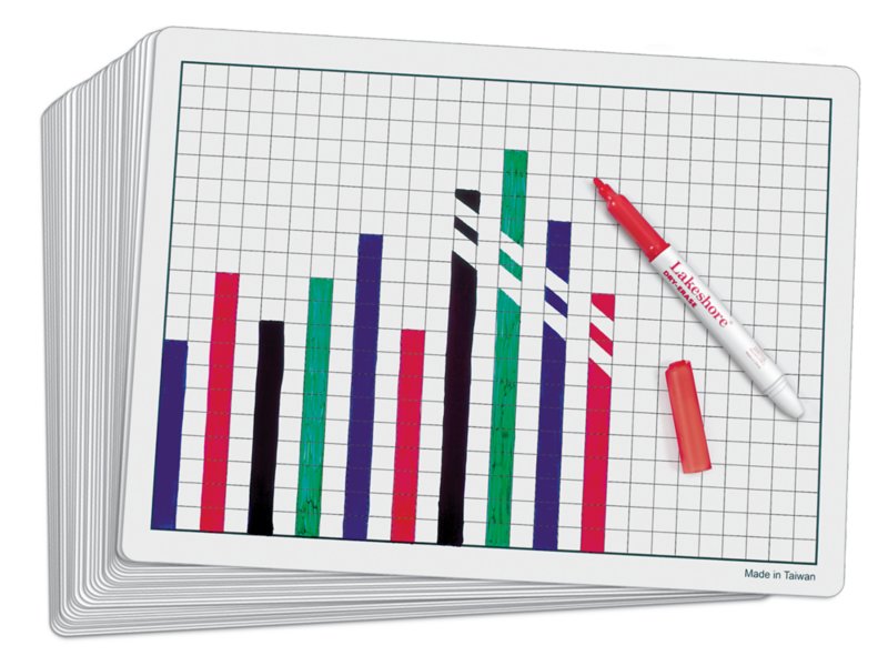 Write & Wipe Graphing Boards - Set of 30 at Lakeshore Learning