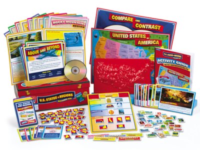 U.S. States & Regions Resource Box - Gr. 4-5 at Lakeshore Learning