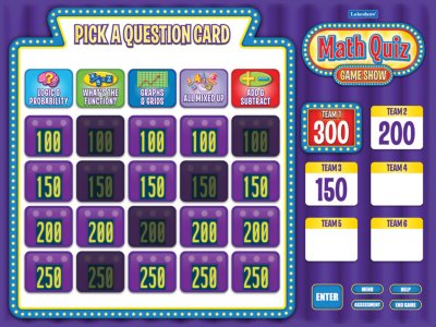 Math Quiz Game Show - Gr. 4-6 - Interactive CD-ROM - Single License at ...