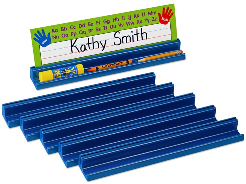 Lined Preschool Name Plate
