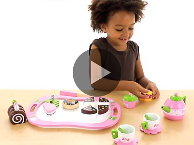 Classic Wooden Tea Set at Lakeshore Learning