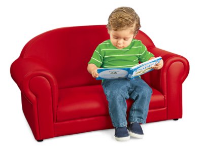 Comfy Toddler Couch - Red at Lakeshore Learning