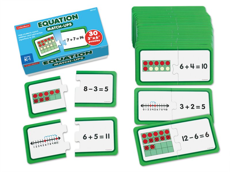 Equation Match-Ups at Lakeshore Learning