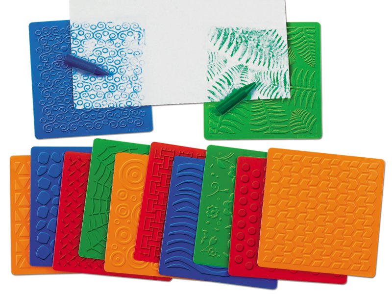 Textured Rubbing Plates at Lakeshore Learning