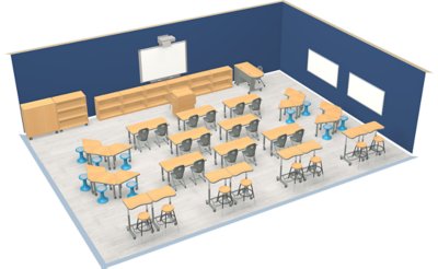 High School Classroom Layout | Lakeshore® Furniture