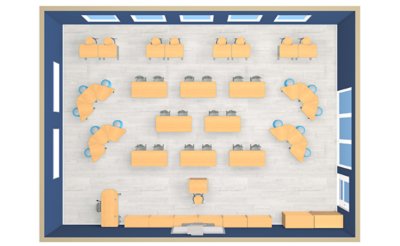 High School Classroom Layout | Lakeshore® Furniture