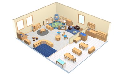 Infant & Toddler Classroom Layout | Lakeshore® Furniture