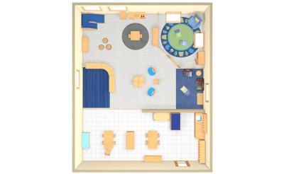 Infant & Toddler Classroom Layout | Lakeshore® Furniture