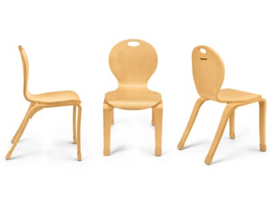 Classic Birch Classroom Stacking Chairs at Lakeshore Learning