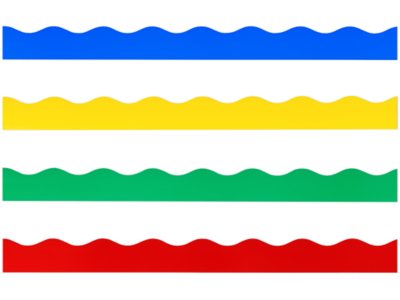 Classic Colors Scalloped Borders - Variety Pack at Lakeshore Learning