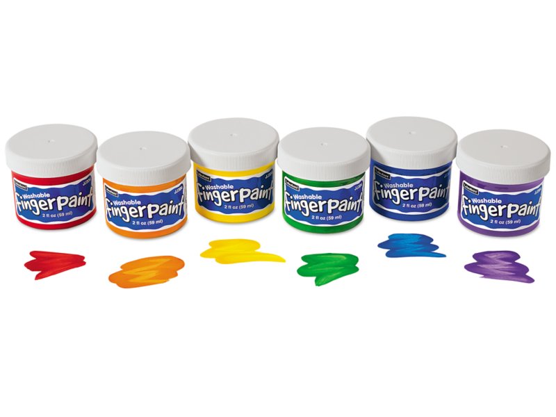 Washable Fingerpaint - Set of 6 at Lakeshore Learning