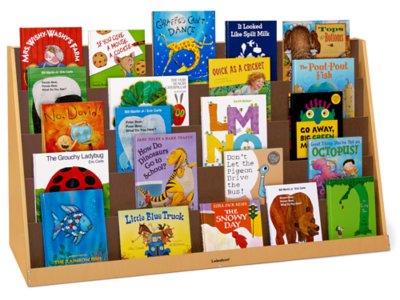 Classic Birch Help-Yourself Extra-Wide Bookstand at Lakeshore Learning