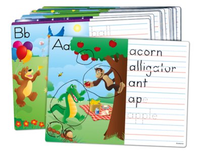Find & Write Alphabet Cards at Lakeshore Learning