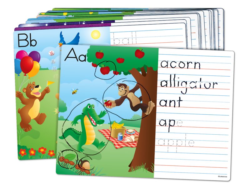 Find & Write Alphabet Cards at Lakeshore Learning
