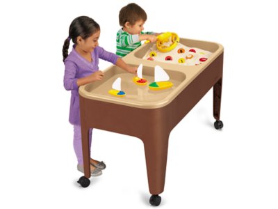 Preschool Two-Station Sand & Water Table - Natural Colors at Lakeshore ...