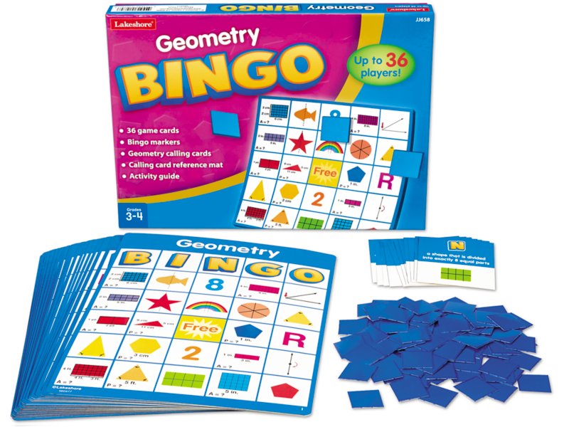 Geometry Bingo at Lakeshore Learning
