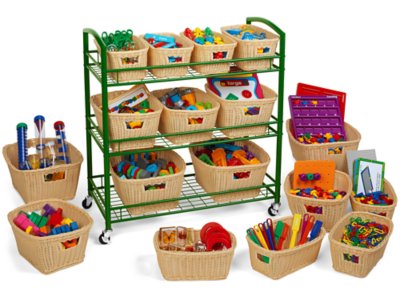 Blocks & Builders Easy-Clean Learning Cart at Lakeshore Learning