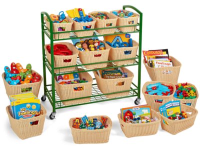 Language & Literacy Easy-Clean Learning Cart at Lakeshore Learning