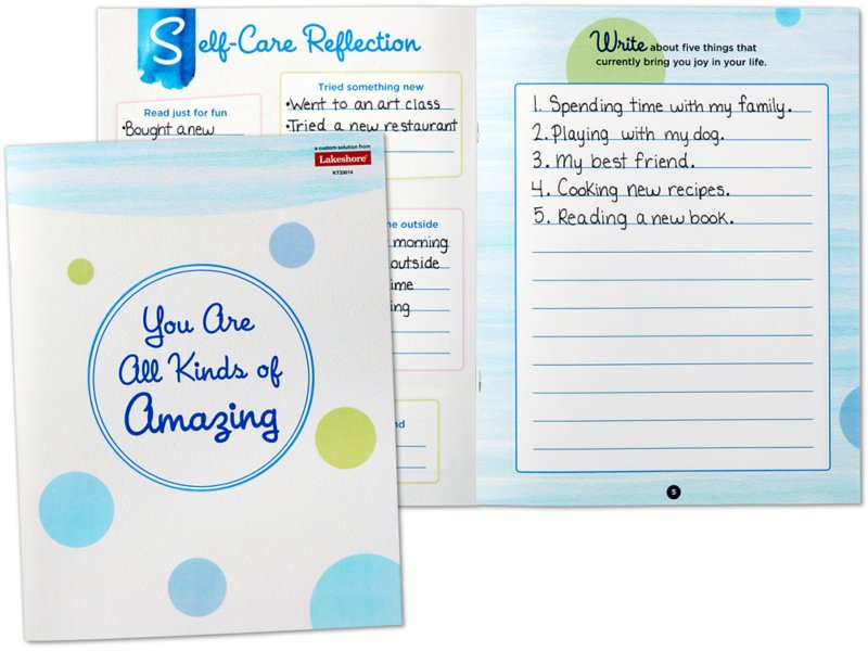 Teacher Wellness Journal at Lakeshore Learning