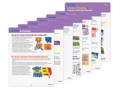 Science of Reading Phonics Activities Bundle - K-Gr. 1 at Lakeshore ...