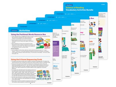 Science of Reading Vocabulary Activities Bundle - K at Lakeshore Learning