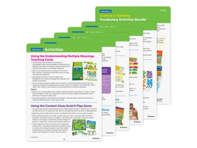 Science of Reading Vocabulary Activities Bundle - Gr. 1-2 at Lakeshore ...