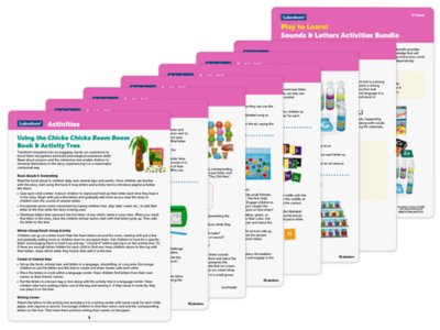 Play to Learn! Sounds & Letters Activities Bundle at Lakeshore Learning