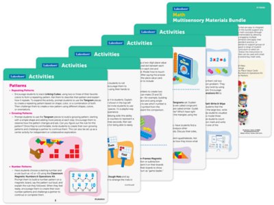 Math Multisensory Materials Bundle at Lakeshore Learning