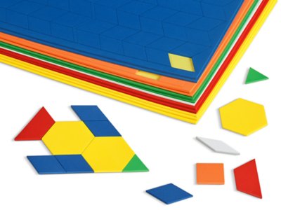 Peel & Stick Foam Pattern Blocks at Lakeshore Learning