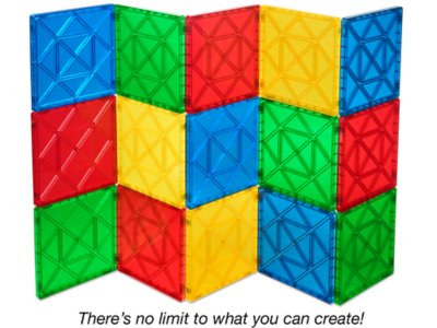 Jumbo Magnetic Building Tiles at Lakeshore Learning