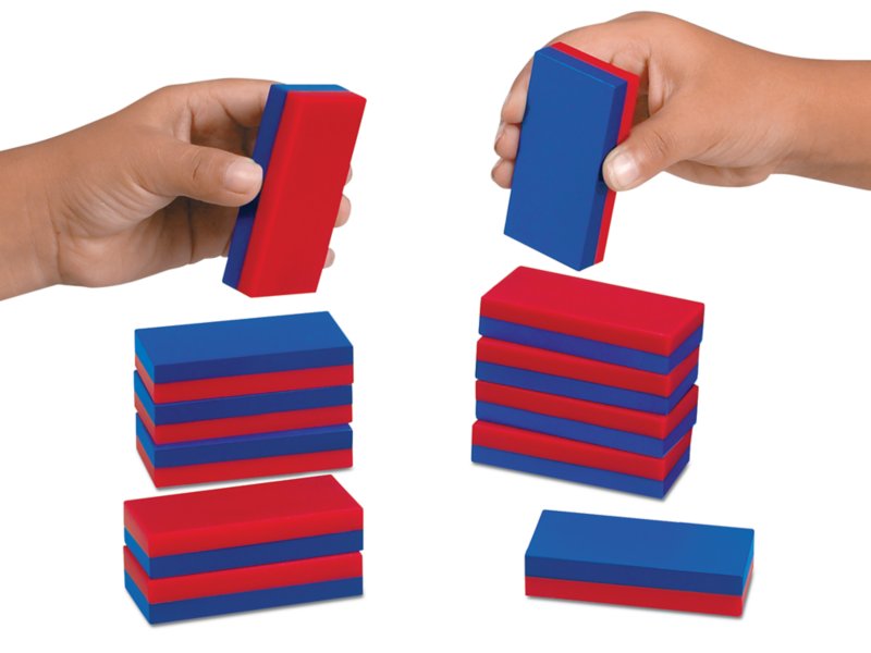 Super-Strong Magnet Bricks - Set of 12 at Lakeshore Learning