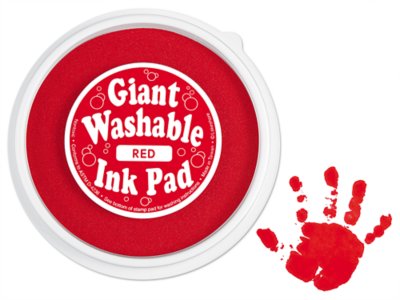 Giant Washable Color Ink Pad - Red at Lakeshore Learning